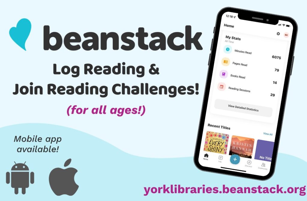 Log Reading & Activities with Beanstack - York County Libraries